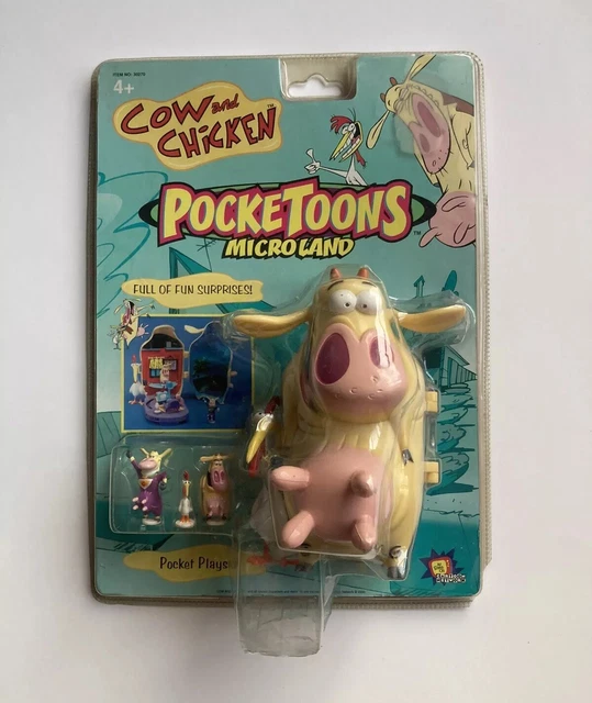 COW AND CHICKEN Pocketoons Microland Cartoon Network Boxed New Sealed ...