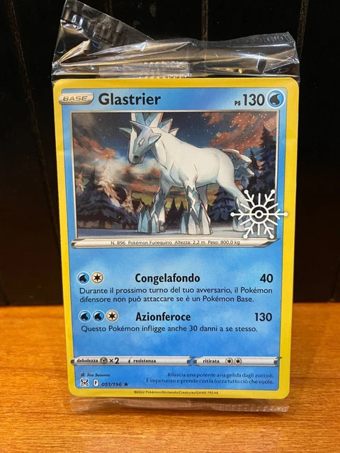 CARTA POKEMON GLASTRIER 051/196 Holo 2023 Calendario Avvento Ita Nuova ...