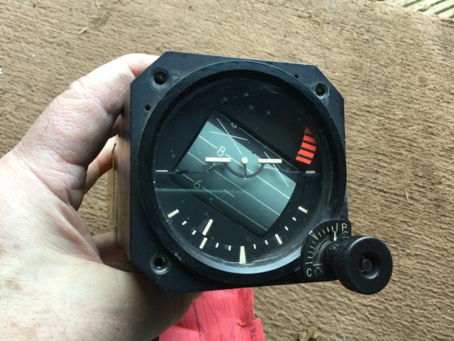 RAF PUMA XW237 original standby attitude indicator cockpit also mirage ...