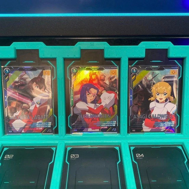 ASAGI, MAYURA, JURI, Master Rare Set Gundam Arsenal Base Japanese M1 ...