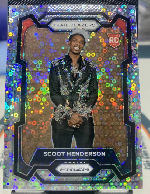 SCOOT HENDERSON 2023-24 Panini Prizm Disco RC Portland Trail Blazers ...