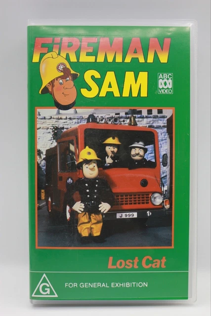 FIREMAN SAM LOST Cat VHS (1991) PAL ABC Video Kids Vintage Good ...