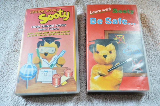 SOOTY VHS VINTAGE Video Tapes - 2 - Be Safe and How Things Work £5.00 ...