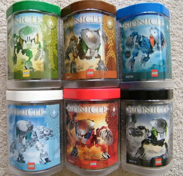 LEGO BIONICLE BOHROK KAL Figure e istruzioni 8573 - 8578 completo EUR ...