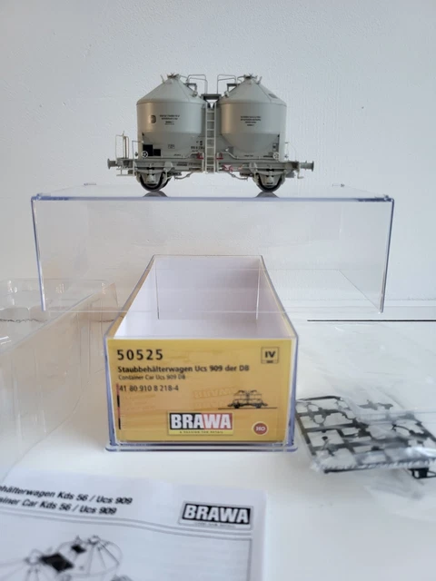 BRAWA 50525 STAUBBEHÄLTERWAGEN Silowagen Ucs 909 DB EP IV OVP KKK ...
