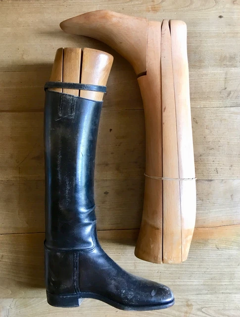 ANTIQUE RIDING BOOTS Tom Hill Knightsbridge Shoes Trees Lasts ...
