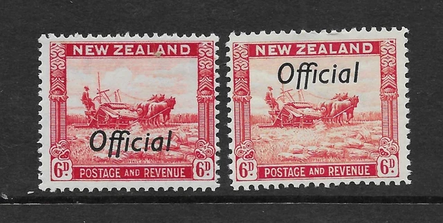NEW ZEALAND 1935 PICTORIALS OFFICIALS 2x 6d Mint $15.00 - PicClick AU