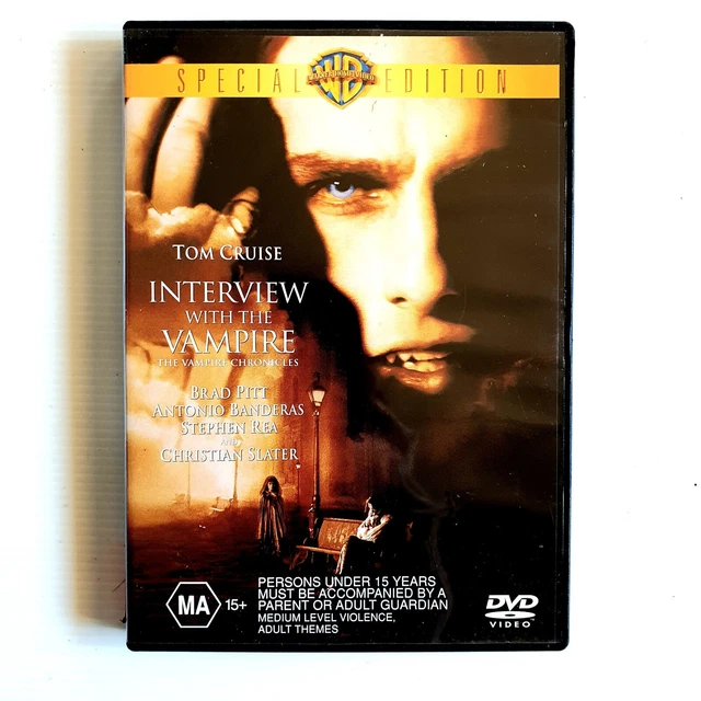 INTERVIEW WITH THE Vampire DVD 1994 Thriller, Tom Cruise, Brad Pitt ...