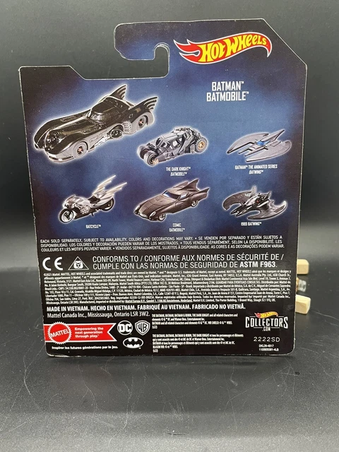 BATMAN 1989 BATMOBILE - DC Comics Hot Wheels Premium 1:50 Scale - EUR ...