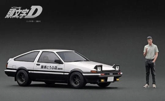 INITIAL D 1/18 Toyota AE86 Sprinter Trueno Figure Included Bunta Fujiwara £497.30 - PicClick UK