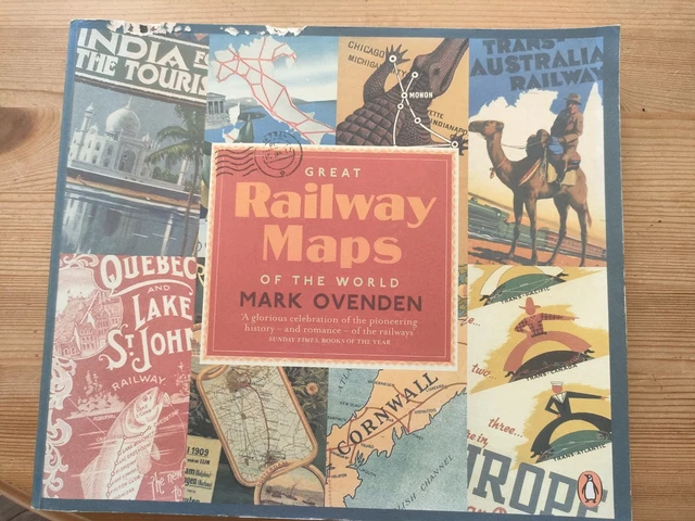 MARK OVENDEN GREAT Railway Maps of the World £1.17 - PicClick UK