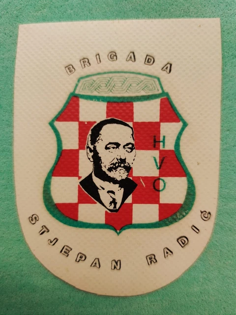 CROATIA ARMY- HVO 4 Brigade 'Stjepan Radic' Extremely Rare Patch EUR 68 ...