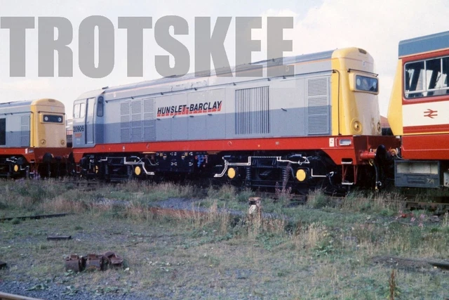35MM SLIDE BR British Rail Diesel Loco Class 20 20906 1989 Kicmarnock ...