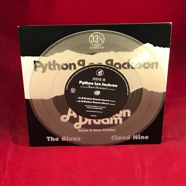PYTHON LEE JACKSON ROD STEWART In A Broken Dream 2015 CLEAR Vinyl ...