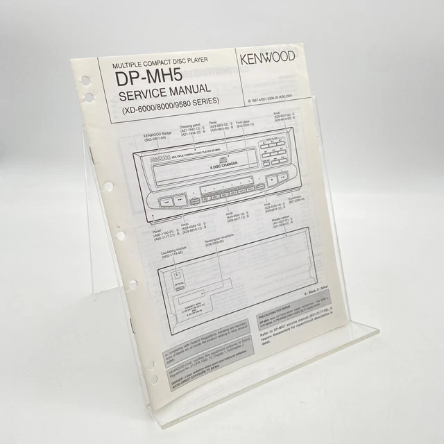 KENWOOD / DP-MH5 / Service Manuelle/Manuel/Instructions/Réparation EUR ...