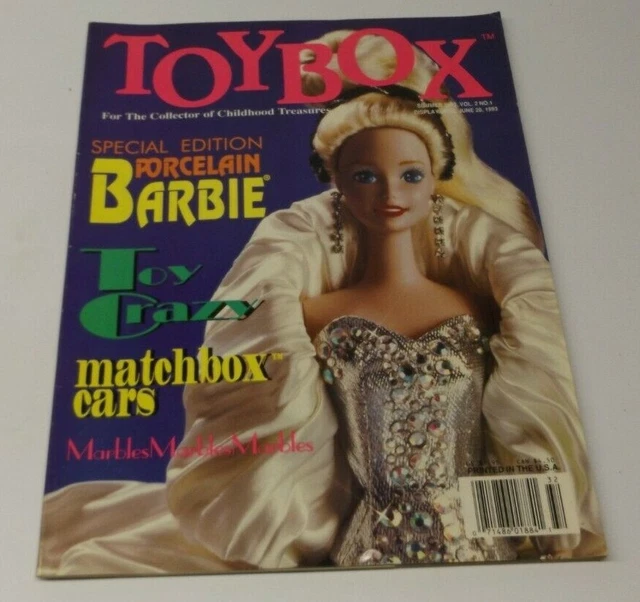 TOYBOX MAGAZINE SUMMER 1993 PAPER DOLL INSERT Matchbox Cars PORCELAIN ...