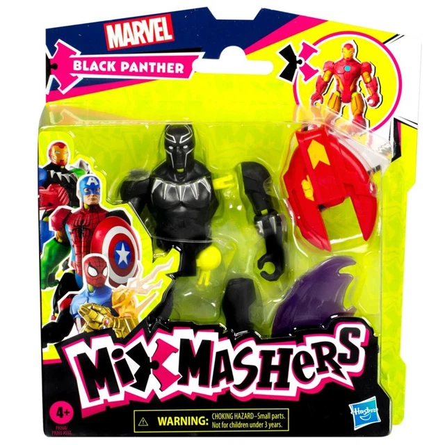 MARVEL AVENGERS MIXMASHERS - Figurine articulée 12cm Figures Black ...