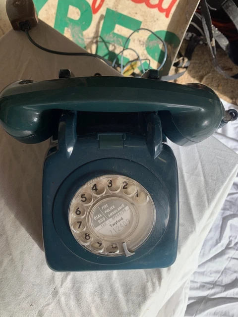 VINTAGE OLD STYLE Blue Telephone Circa 1970/80's £26.70 - PicClick UK