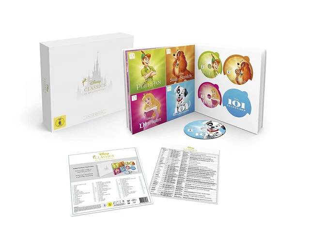 DISNEY CLASSICS KOMPLETTBOX - 56 Disney Filme Blu-Ray + DVD - Limited ...