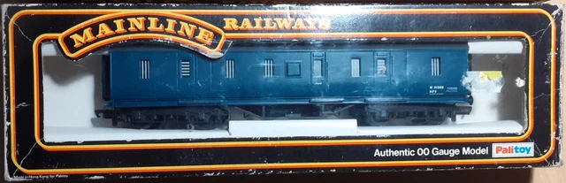 2 X MAINLINE Stanier 50' BG Parcels Van BR Blue and Blue/Grey - Great ...