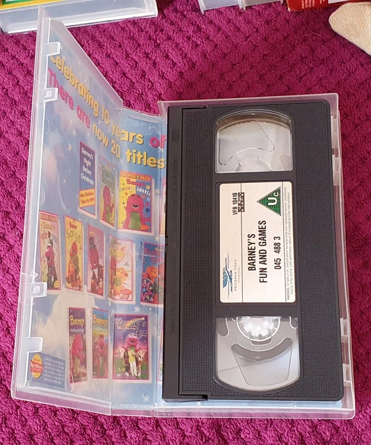 BARNEY - BARNEY'S Fun and Games VHS £5.00 - PicClick UK