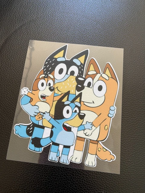 PRE CUT BLUEY family Edible image/ bluey family cake topper/ bluey ...