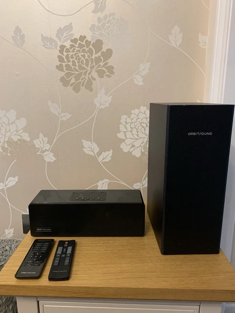 ORBITSOUND M9 SOUNDBAR & Compact S1 Wireless Subwoofer With Remote ...