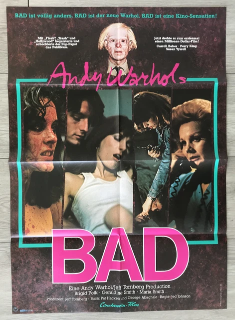ANDY WARHOL'S BAD 1977 Jed Johnson Carroll Baker Perry King Affiche Originale EUR 90,00 ...