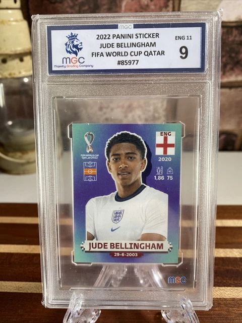 JUDE BELLINGHAM ENGLAND Panini Football Sticker Mgc 9 Qatar 2022 World ...