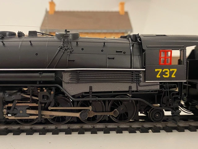 ROCO 63353 US Steam Collection Locomotive 737 +Tender Virginian + Boite ...