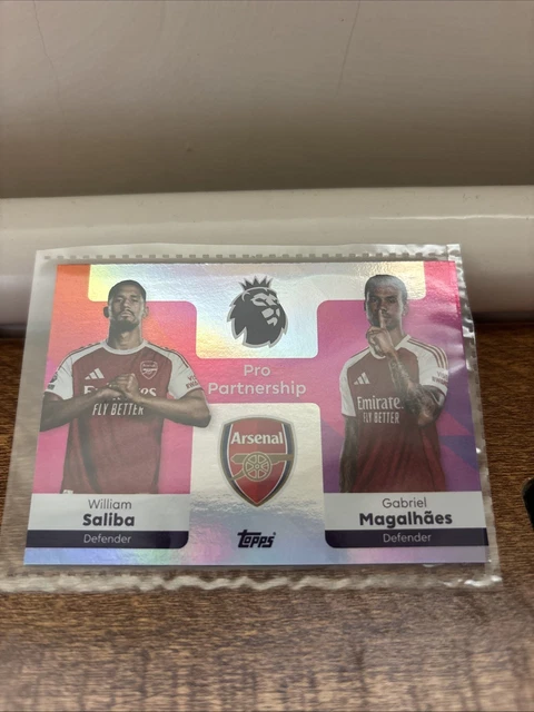 WILLIAM SALIBA & Gabriel Magalhaes 2025/26 Topps Pro Partnership #361 £ ...