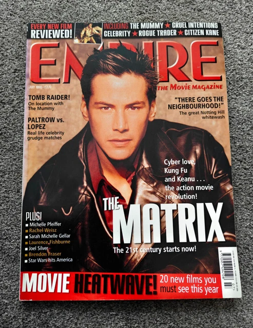EMPIRE MAGAZINE #121 - The Matrix, Keanu Reeves, Laurence Fishburne ...