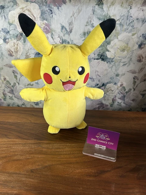 OFFICIAL POKEMON PIKACHU Plush Doll Light Up Cheeks And Tail Sounds ...