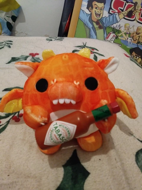 ZURU SNACKLES &FELIX& The Orange Dragon With Tabasco Sauce Squishy ...