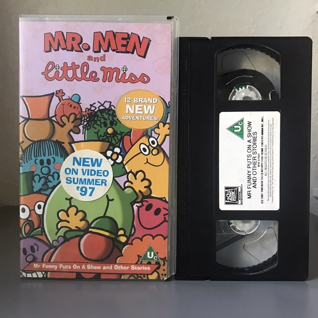 MR MEN AND Little Miss - Vhs Video - Mr Funny Puts On A Show - Rare ...