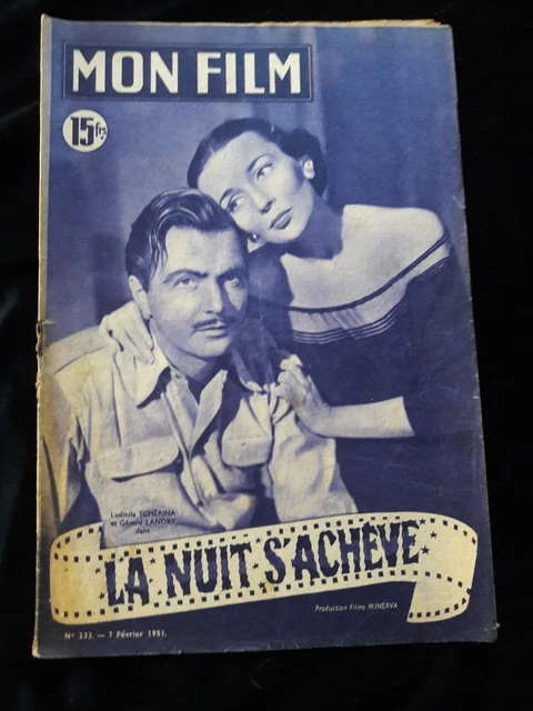 MON FILM N°233 02/1951 Ludmila Tcherina Gerard Landry La Nuit Cinema ...