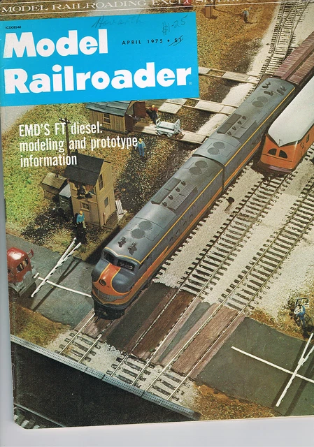 MODEL RAILROADER - Volume 42 Number 4 - April 1975 - EMD'S FT DIESEL $14.50 - PicClick AU