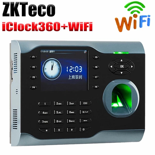 ZKTECO ICLOCK360 TCP/IP+WIFI Biometric Fingerprint Attendance System ... ZKTECO ICLOCK360 TCP/IP+WIFI Biometric Fingerprint Attendance System ...