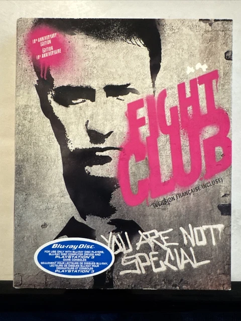 FIGHT CLUB 10TH Anniversary Blu-ray Rare OOP Slipcover Brad Pitt $12.99 ...