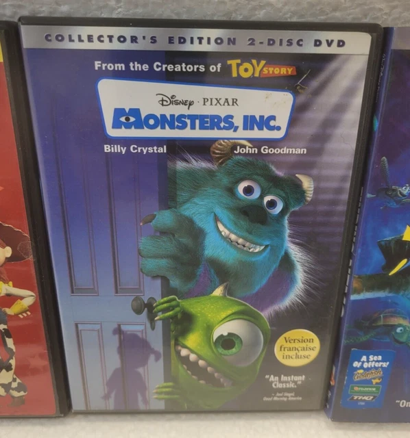 3 X DISNEY Pixar Set-Monsters Inc./Finding Nemo/Toy Story 2 -DVD- Spec ...