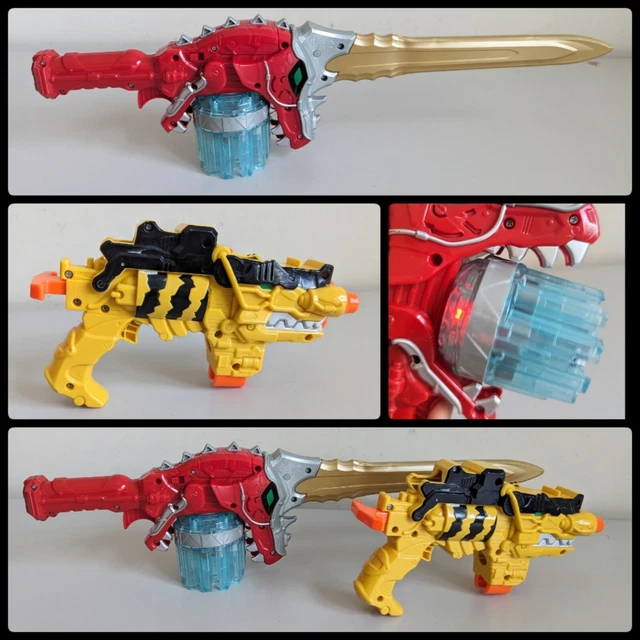 POWER RANGERS DINO Charge Morpher Gun & Dino Charge Super Drive Saber ...