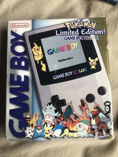 NINTENDO GAMEBOY COLOR~ Limited Edition Pokémon Gold/Silver Pikachu ...