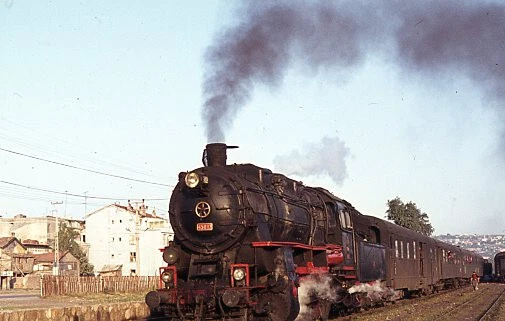 ORIGINAL COLOUR SLIDE of 45013 TCDD Turkish steam loco £2.79 - PicClick UK