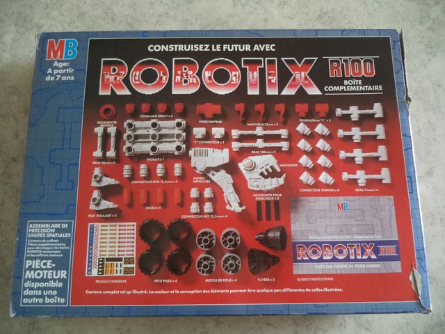MB ROBOTIX R100 EXPANSION SET-VINTAGE CONSTRUCTION en boite EUR 25,00 ...