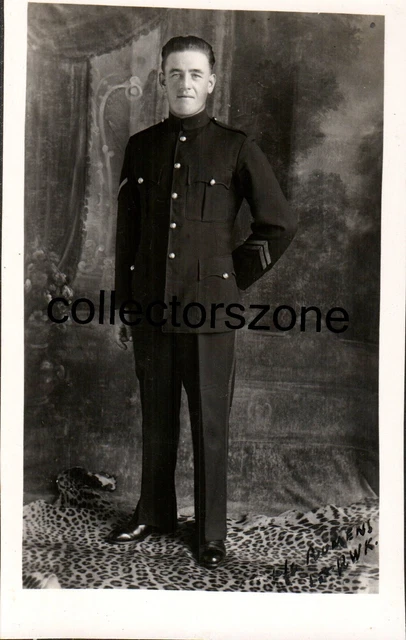 WW1 BRITISH ARMY Corporal Dress Uniform Stidio Real Photo Postcard £11. ...