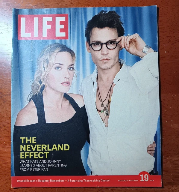 LIFE MAGAZINE NEWSPAPER Insert Nov 19 2004 ~ Johnny Depp & Kate Winslet ...