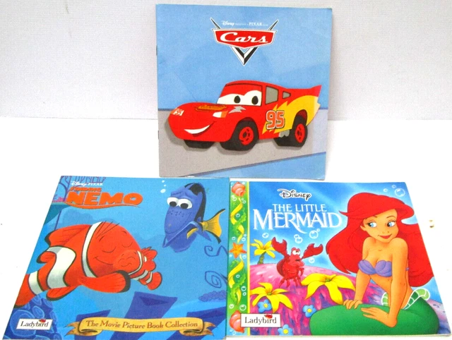 DISNEY STORIES X 3...Cars/Finding Nemo/The Little Mermaid..Ladybird ...