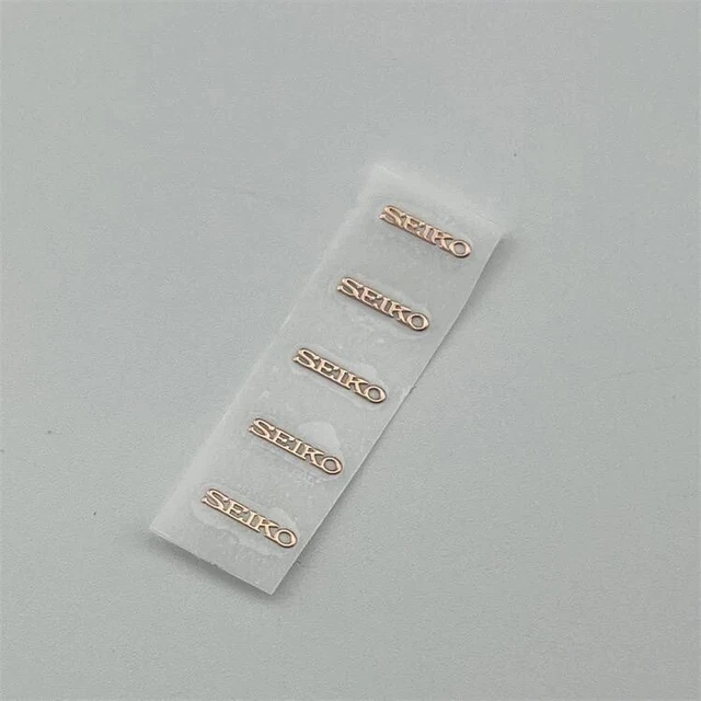SEIKO DIAL LOGO replacement emblem sticker watch mod Rose Gold NH35 UK ...