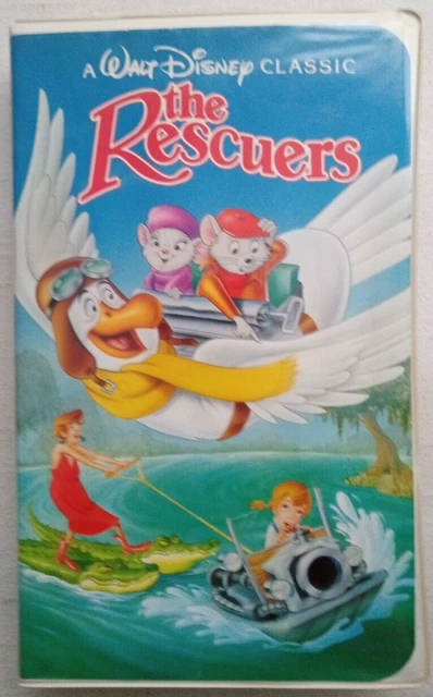THE RESCUERS, VHS, 1992, Walt Disney, Black Diamond Edition, Animation ...