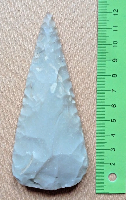 BEAUTIFUL BI-FACE SILEX / FLINT STONE from NEOLITHIC - 50 x 115 mm ...